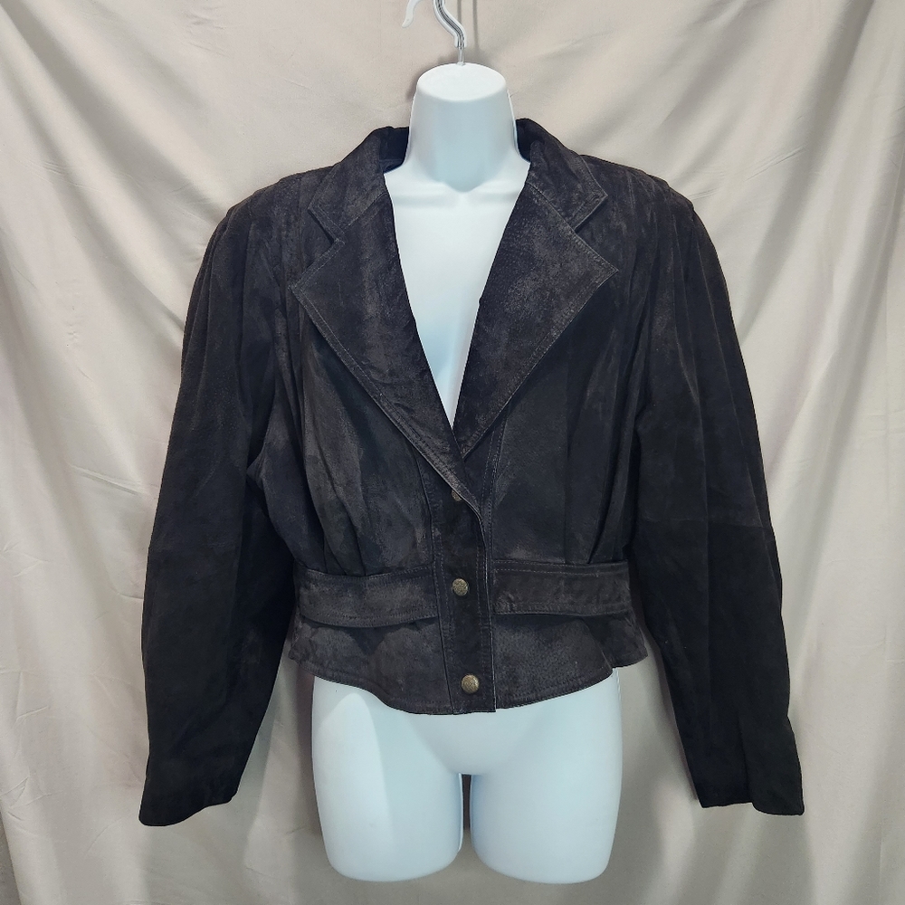 G-Iii Vintage 80s Queen Black Leather Jacket - Gem